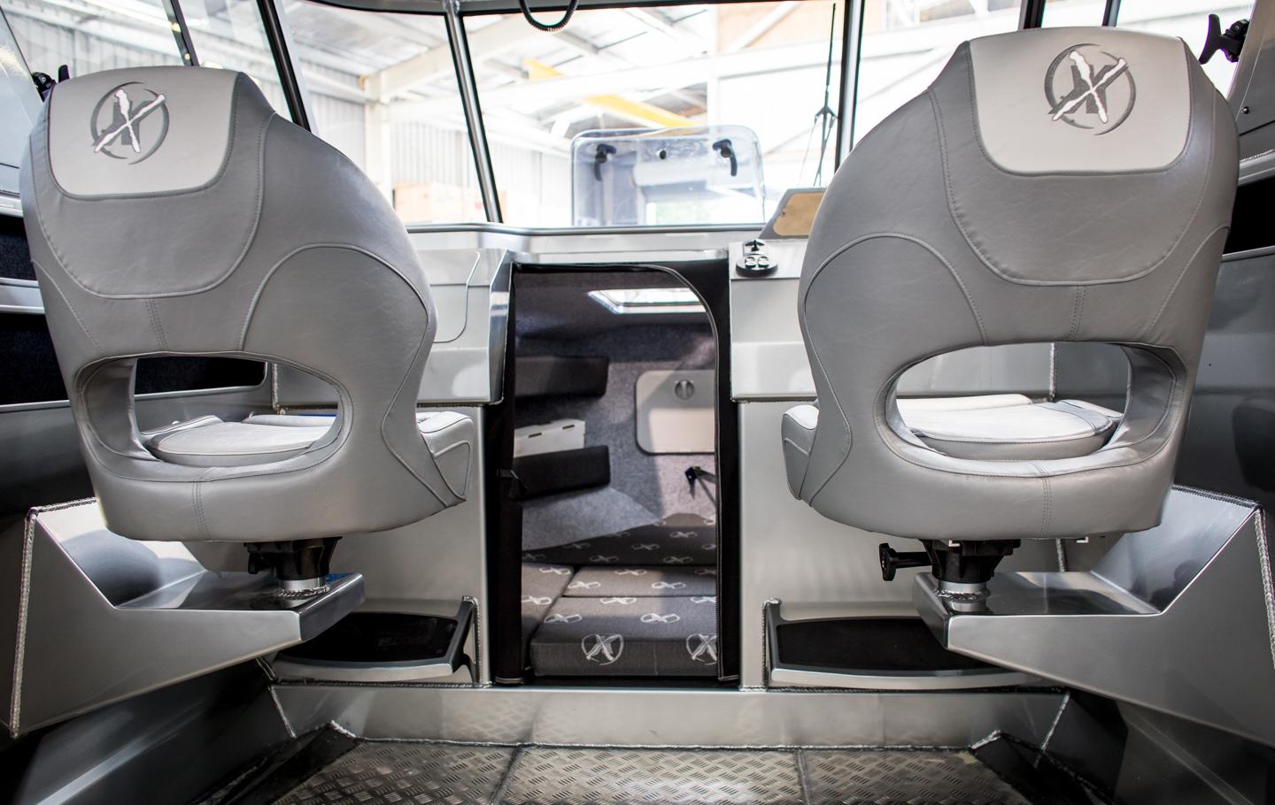 Inverloch Marine | Counter Lever Seating with Bolstered Seats