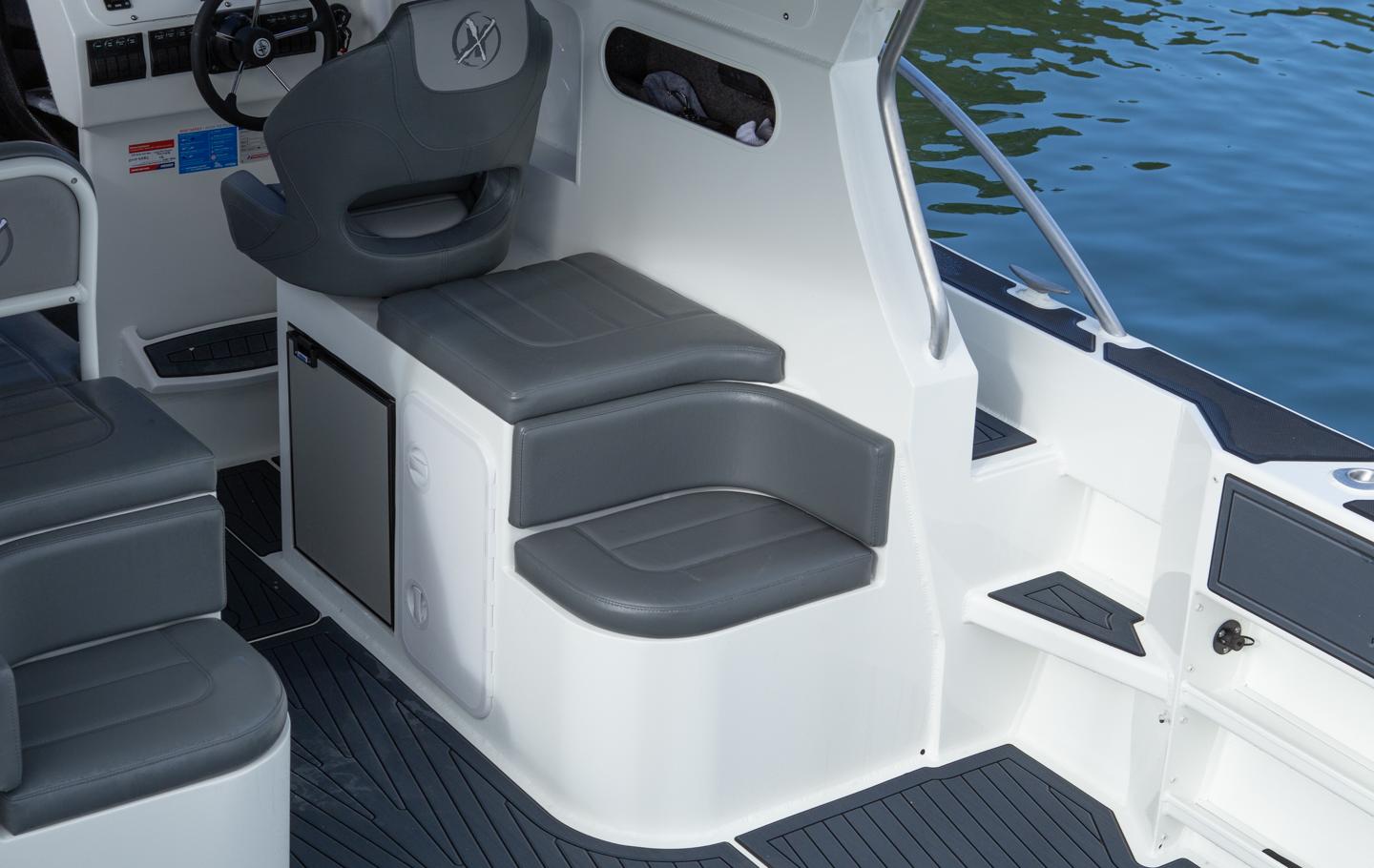 Inverloch Marine | Curved Seating Module Cooker Ready with Fridge and ...