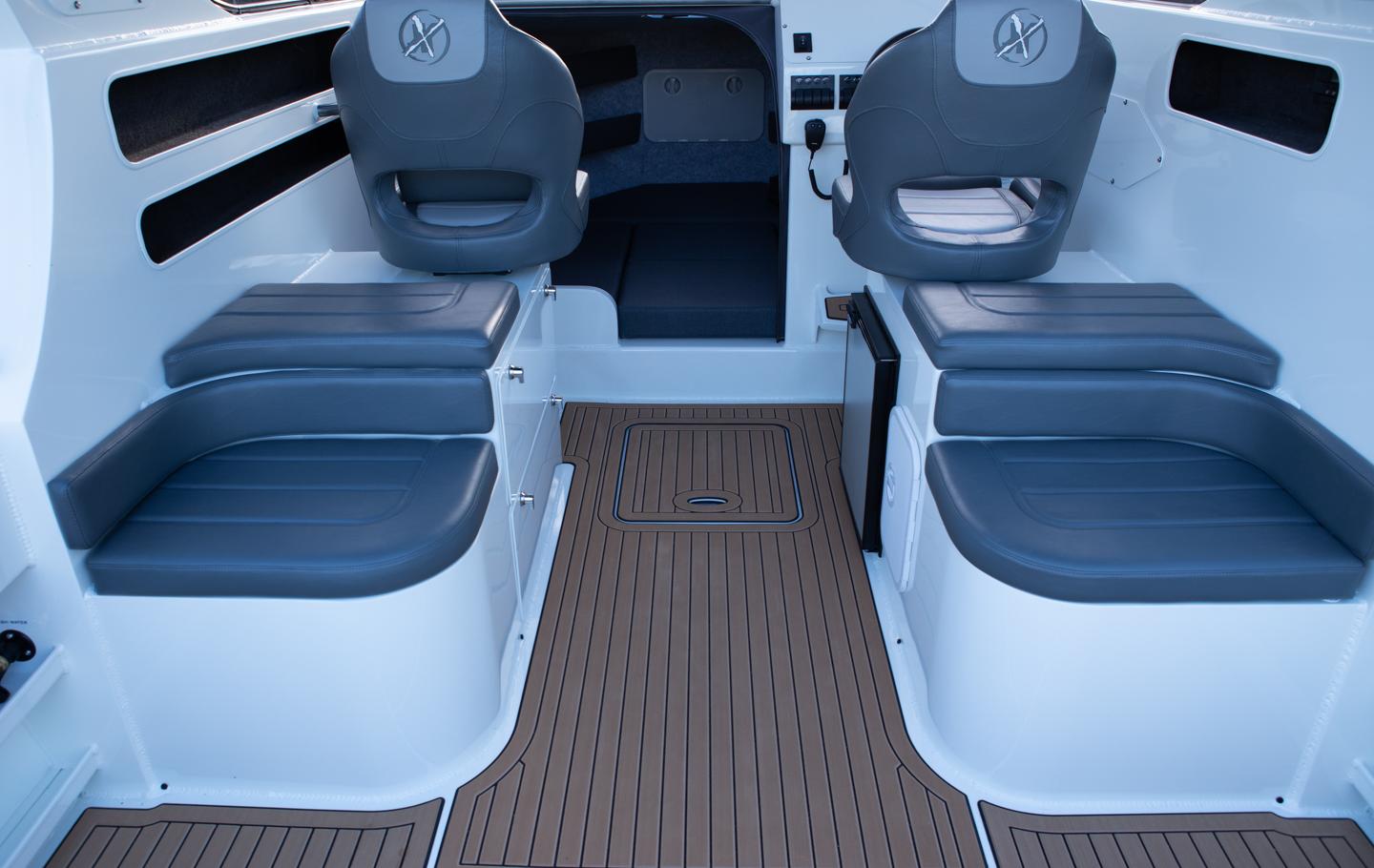 Inverloch Marine | Curved Seating with Bolstered Seats Both Sides
