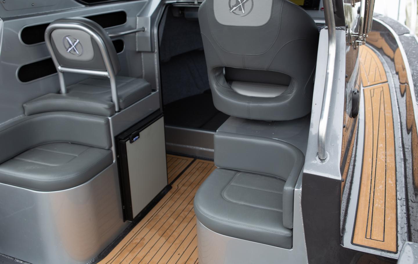 Inverloch Marine | Curved Seating with Fridge, Top Entry Storage and ...