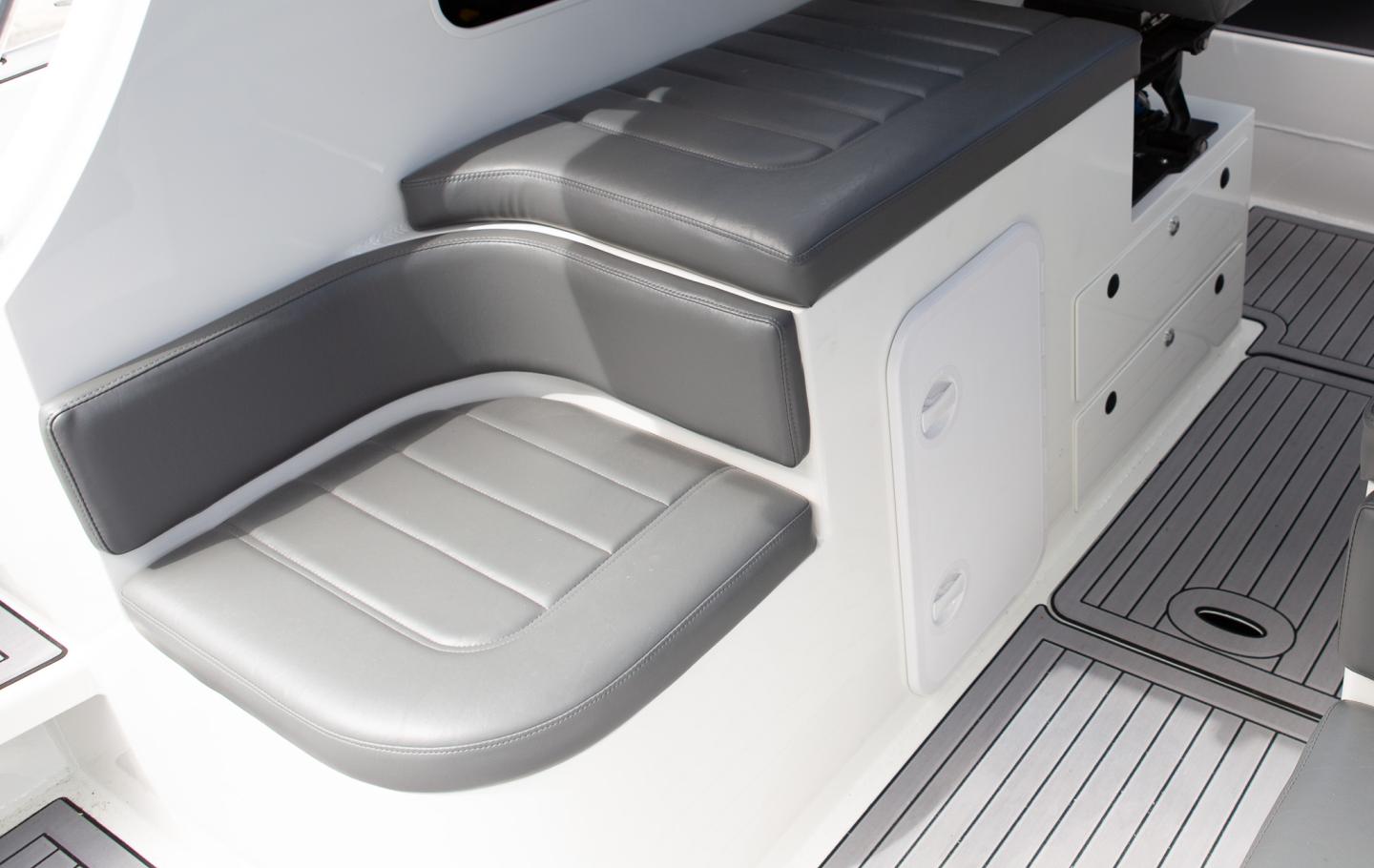 Inverloch Marine | Curved Seating with Shockwave Base, Two Drawers, Top ...