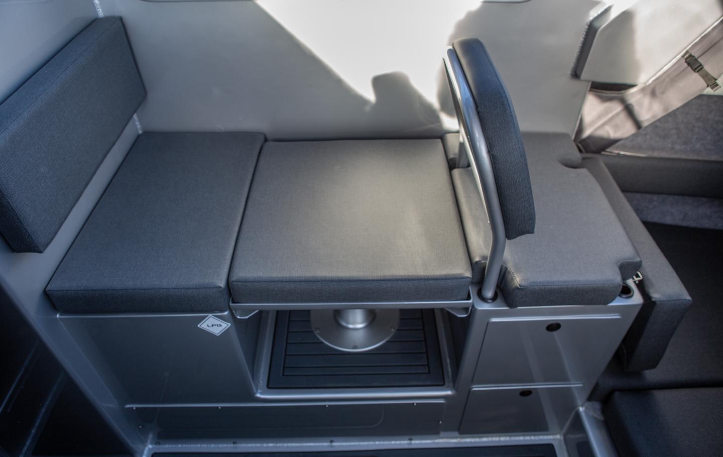 Inverloch Marine | Drop Down Seating Module with Freshwater Tank in ...