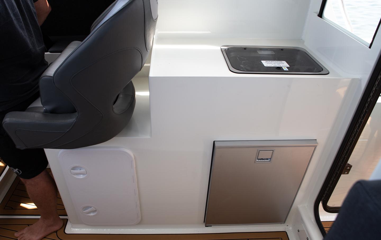 Inverloch Marine | Fridge and Twin Burner Cooker Seating Module with ...