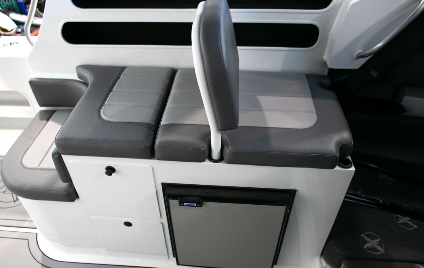 Inverloch Marine | Full Length Seating Module with Drawers, Fridge and ...