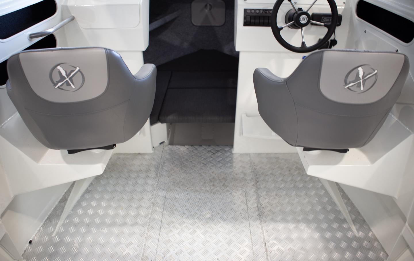 Inverloch Marine | Standard Counter Lever Seating with Covered Seats