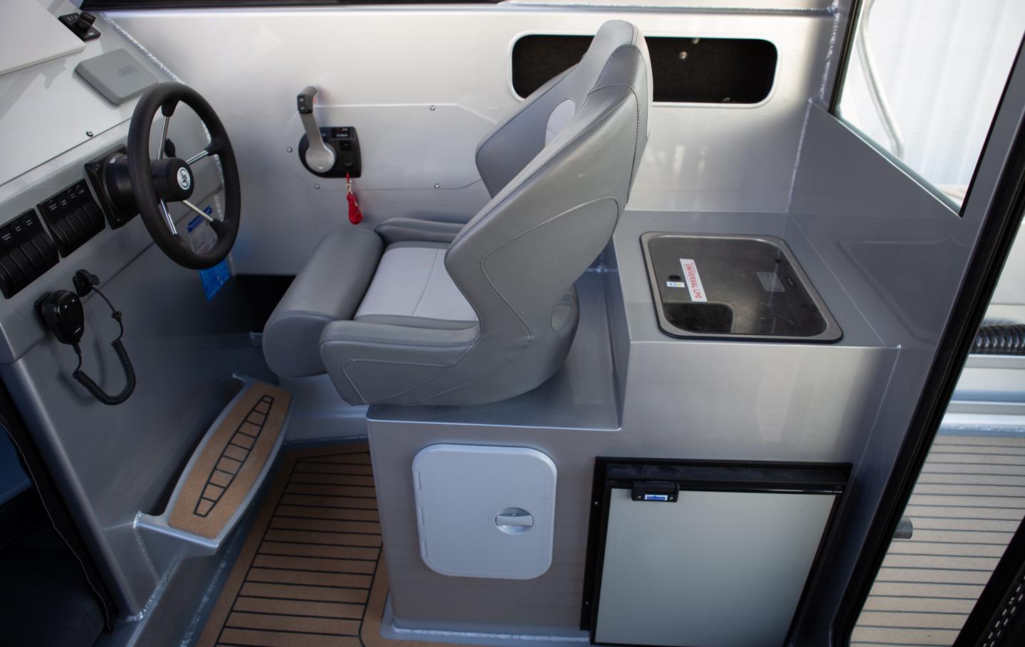 Inverloch Marine | Starboard Fridge and Twin Cooker Seating Module with ...